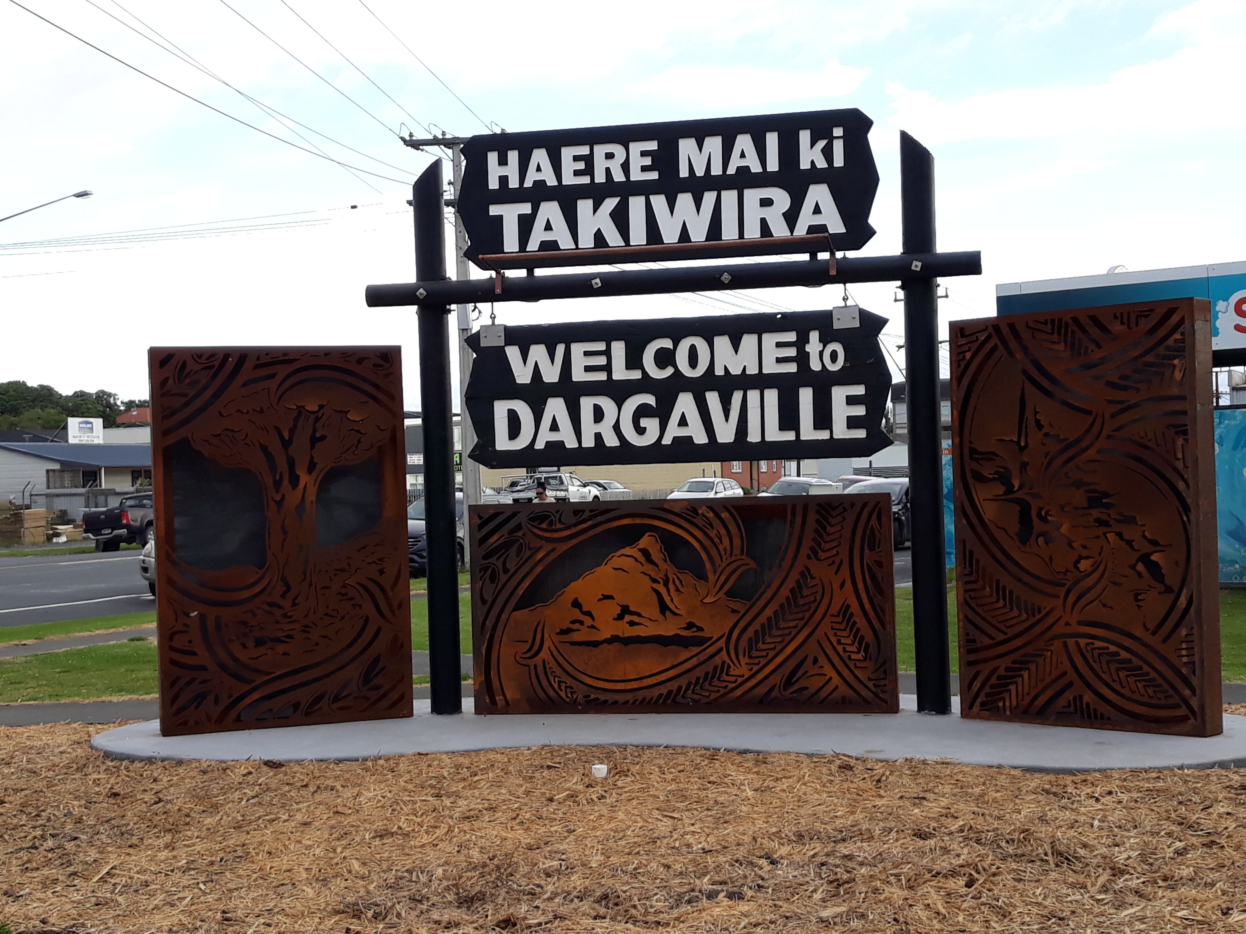 Haere Mai Ki Takiwira - Welcome to Dargaville signs blessed | Kaipara ...