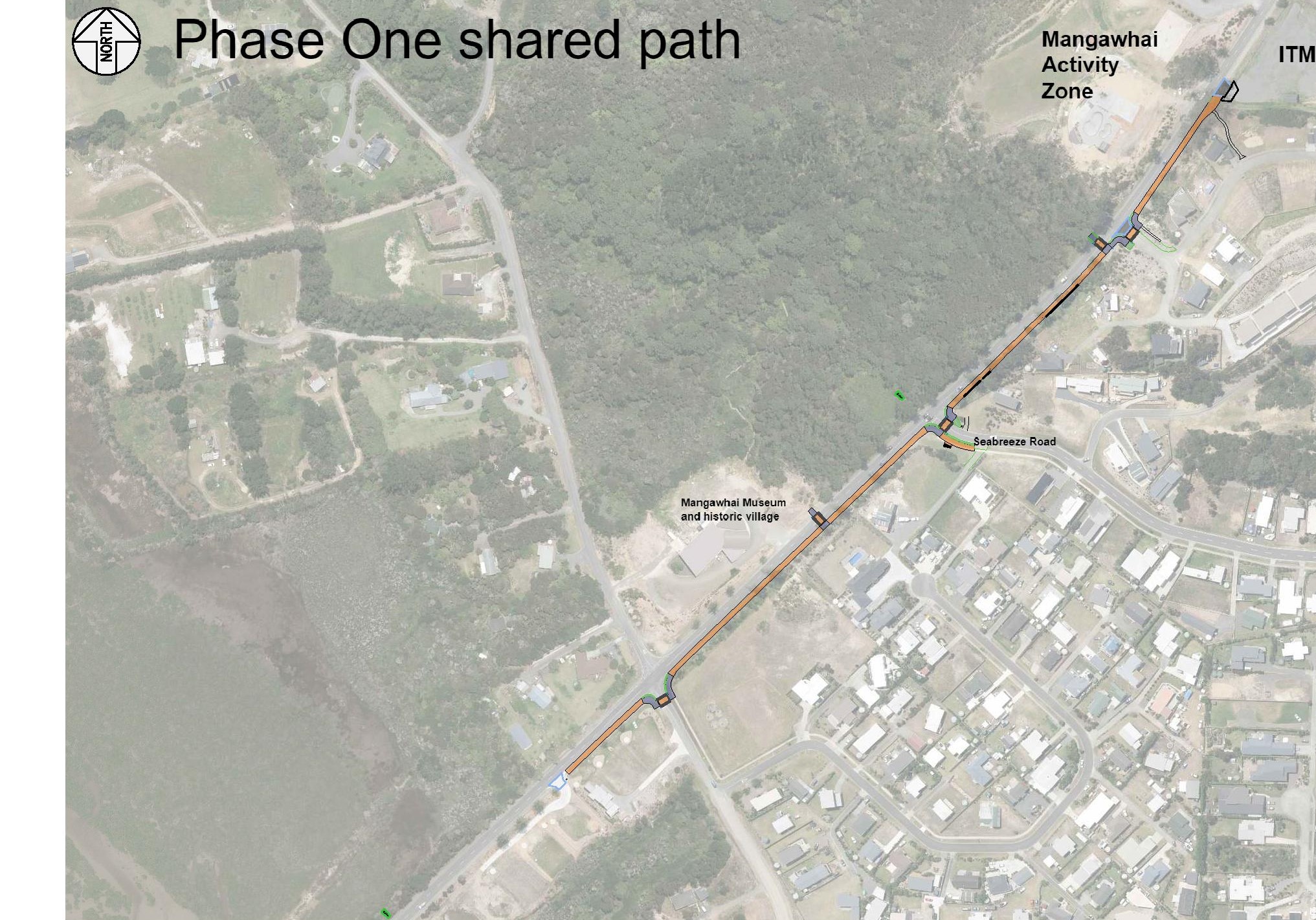 Shared path works l Stop-go traffic management in place on Molesworth Drive