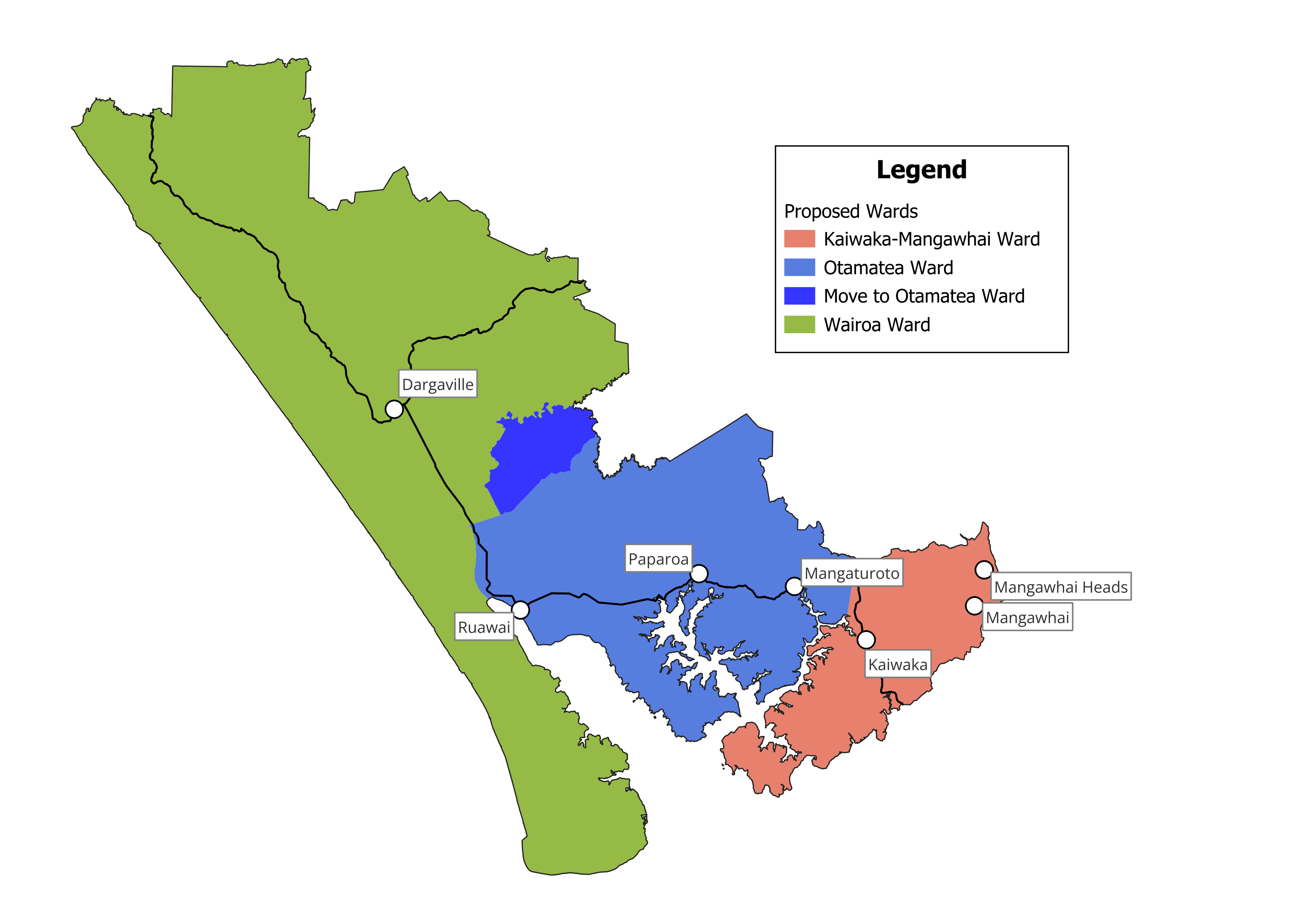 Representation Review 2024, Kaipara District Council